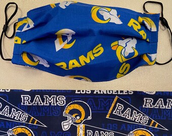 La Rams Face Mask - Etsy