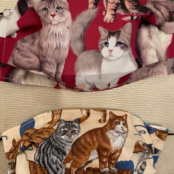 Face Mask Cats - Etsy