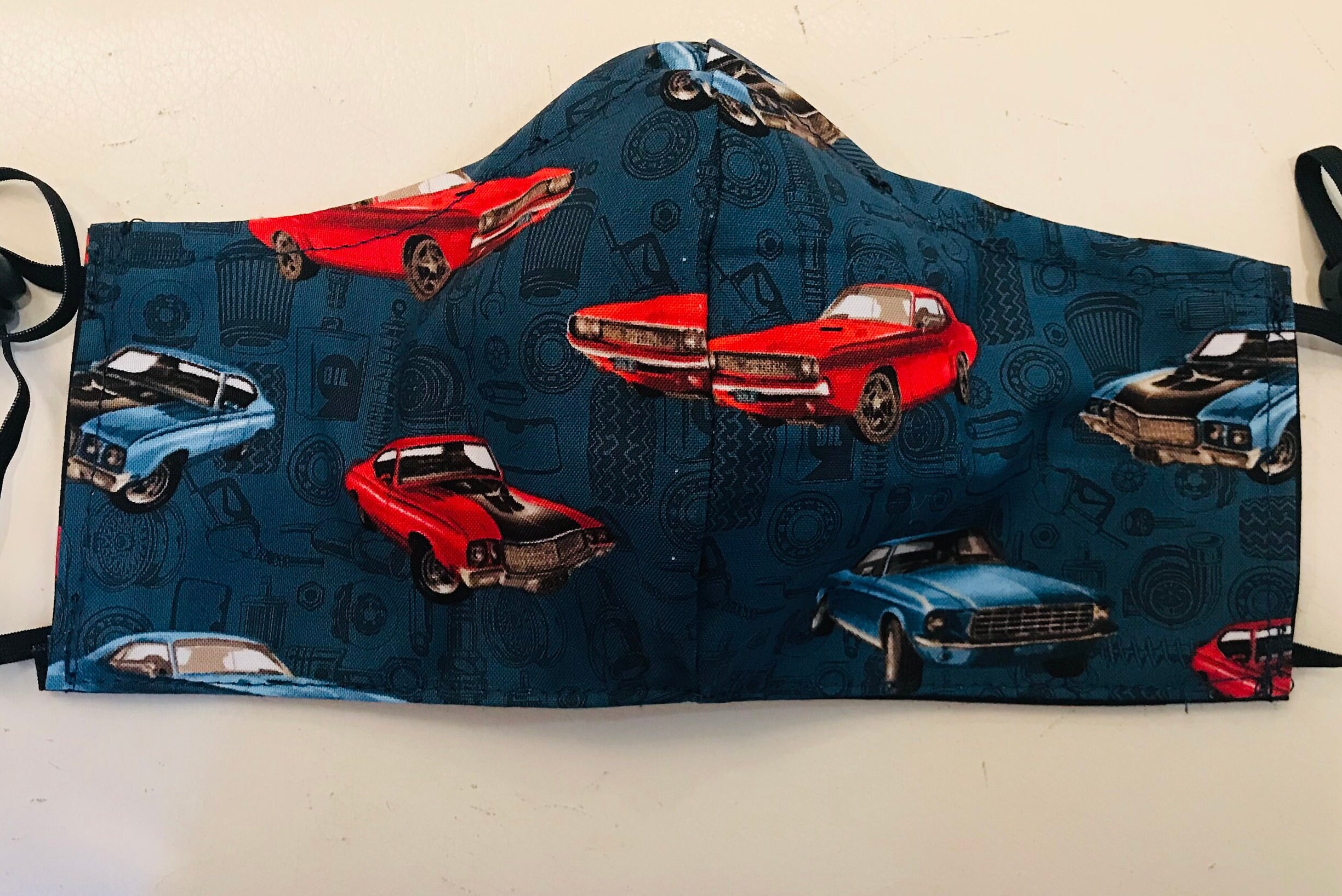 REVERSIBLE, Cars Face Mask, Classic Car Face Mask, Sports Car Face Mask ...