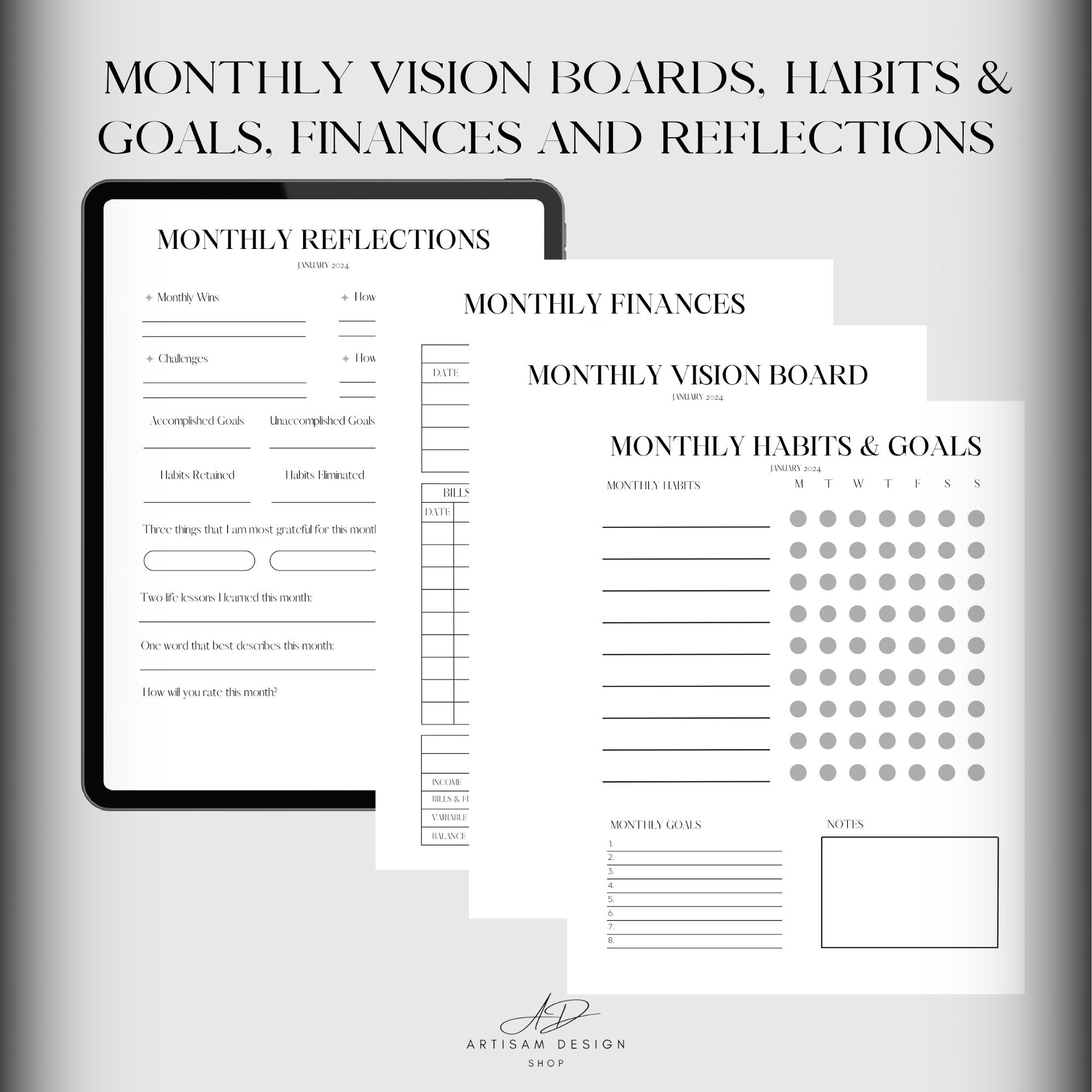 CLEAN GIRL 2024 Digital Planner Clean Girl Aesthetic Daily, Weekly ...