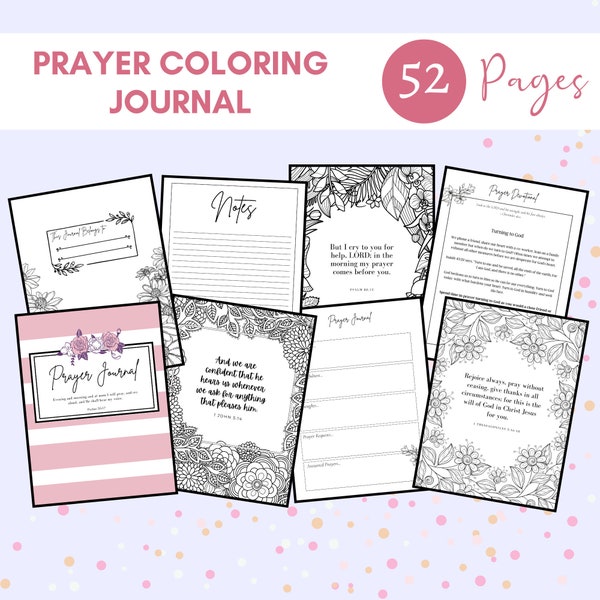 Prayer Journal Printable - Etsy