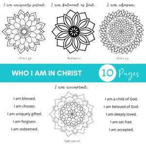 Who I Am in Christ | Identity in Christ | Child of God | Bible Verse ...