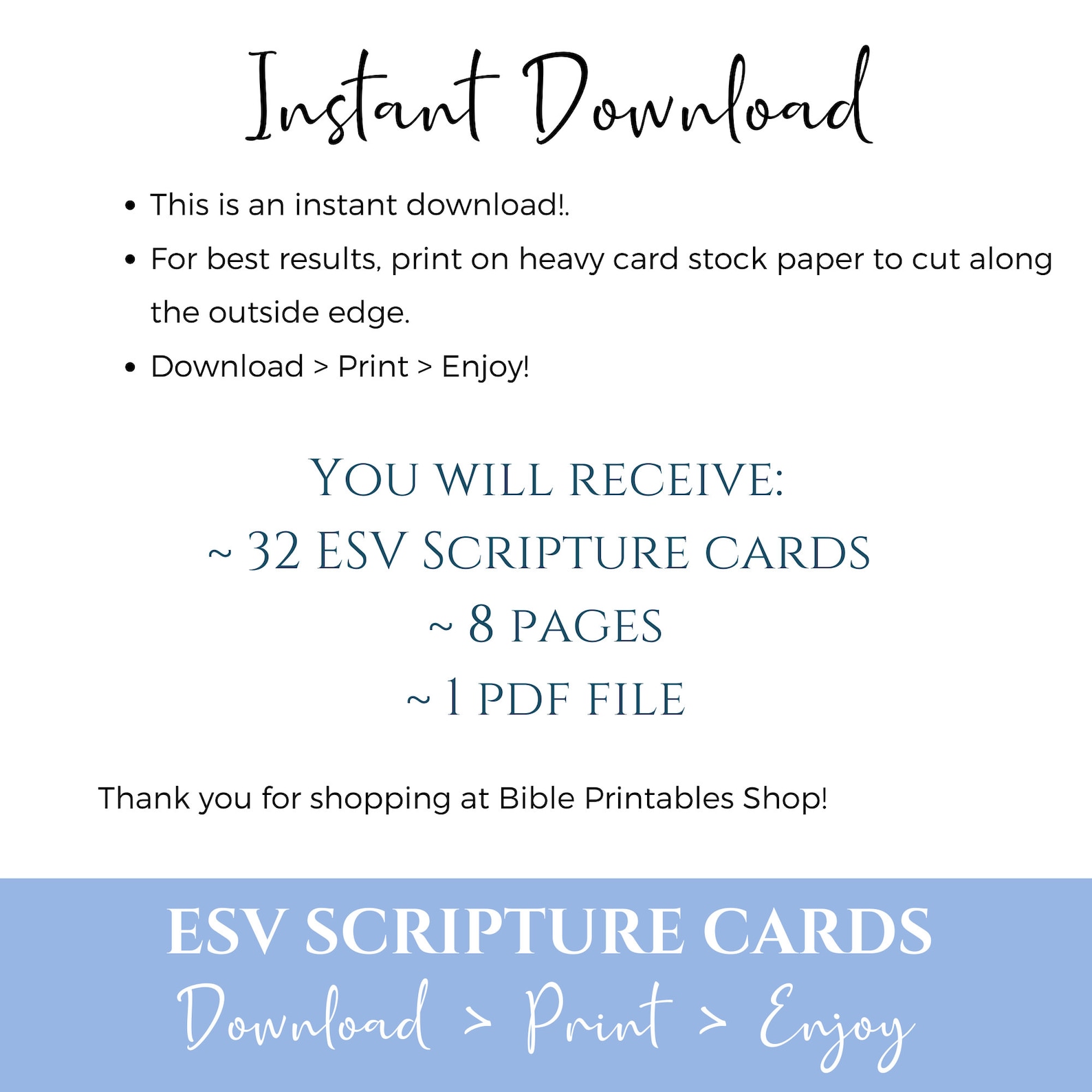 ESV Scripture Cards | ESV Bible Verse Cards | Scripture Cards for Kids ...