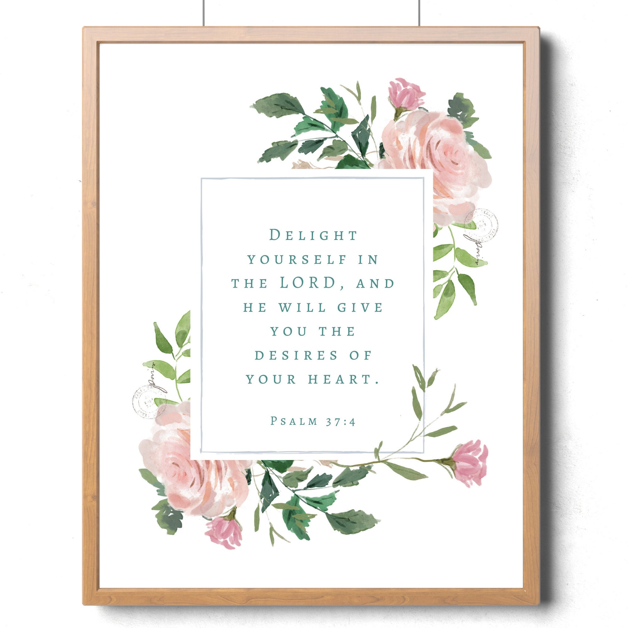 Bible Verse Printable Set, Christian Wall Art, Bible Verses Prints ...