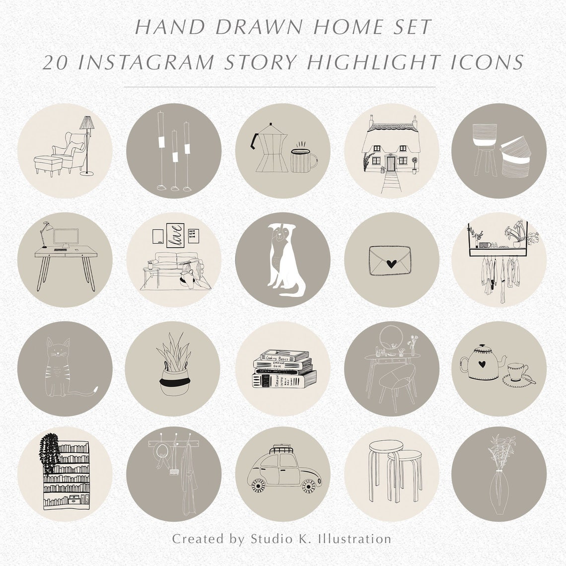20 Home,fashion, Interior Design/ Decoration,instagram Highlight Icons ...