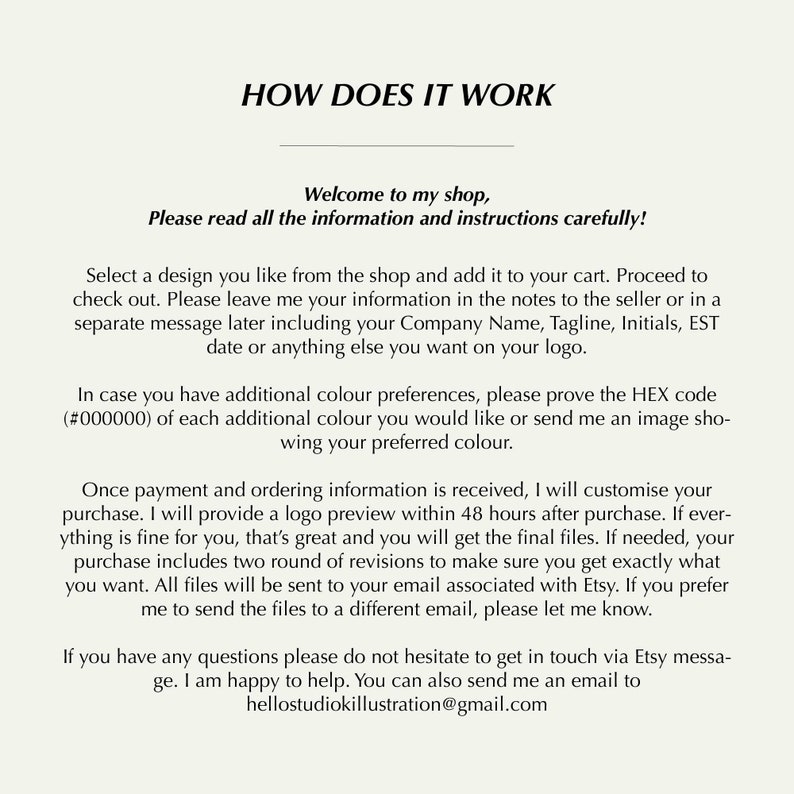 Premade Logo Design Floral Simple Clip Art Minimal Pre Made Boutique ...