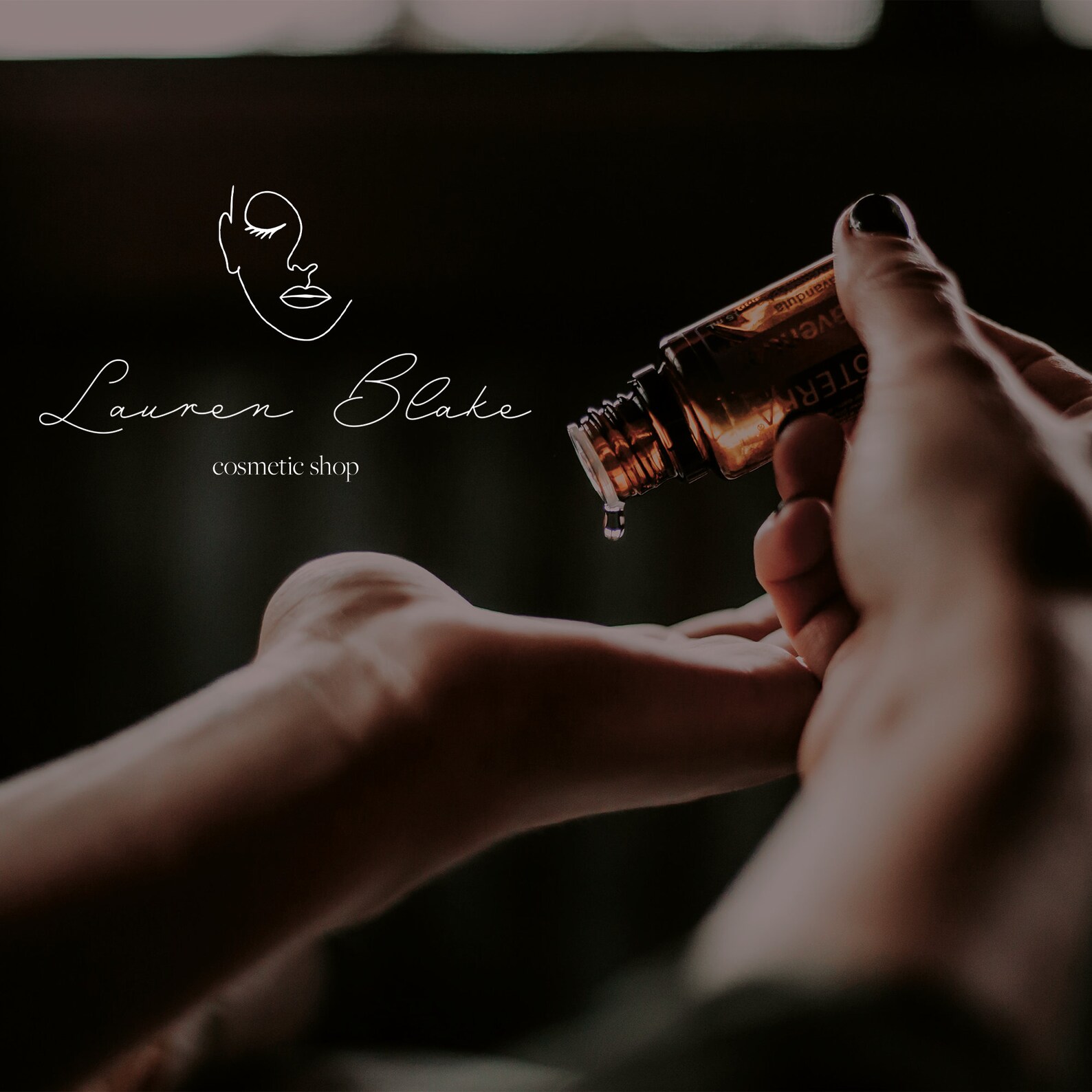 Beauty Cosmetic Minimalist Premade Logo Design and Watermark Pre Made ...