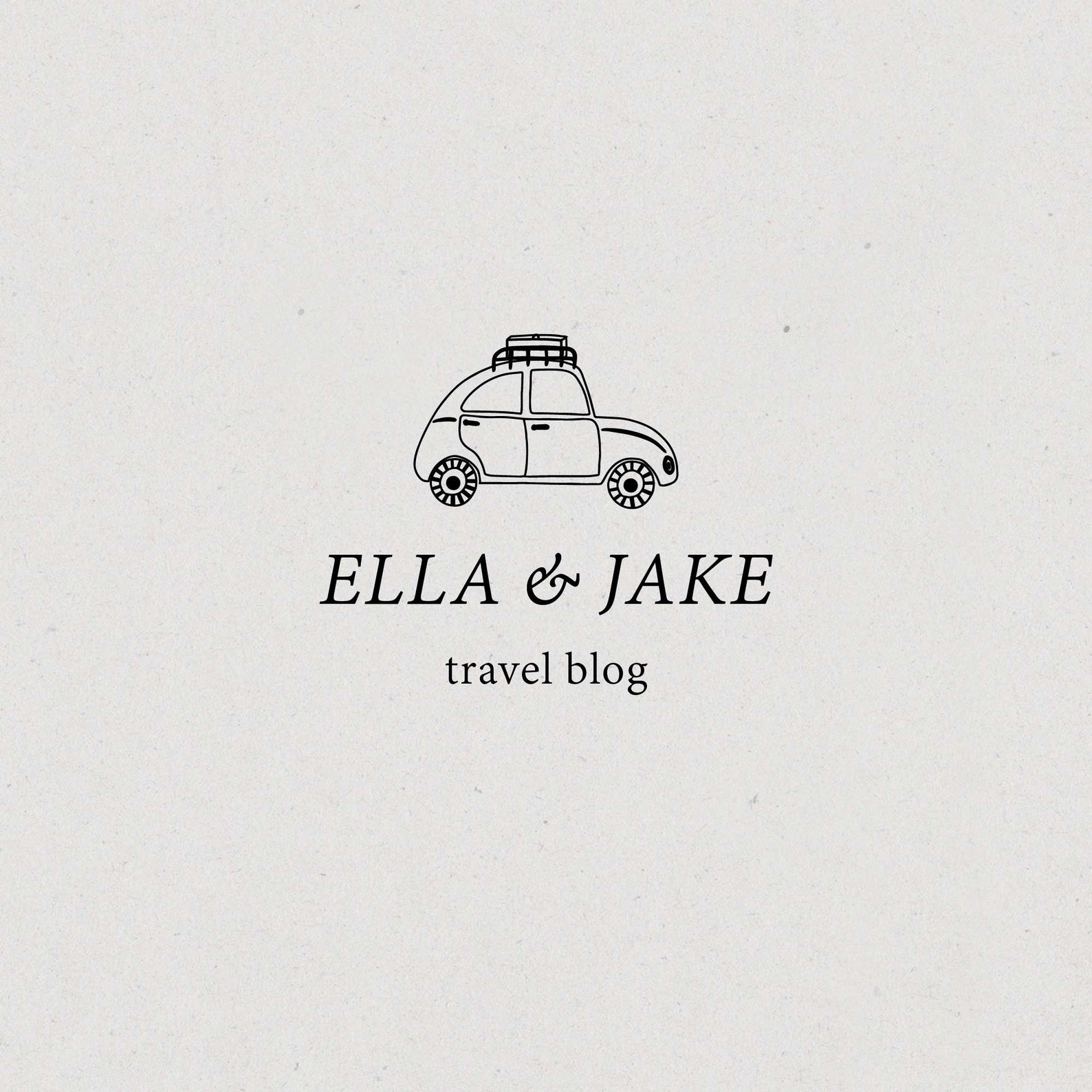 Travel Blog Blogger Logo Design Brand Template Custom Design ...