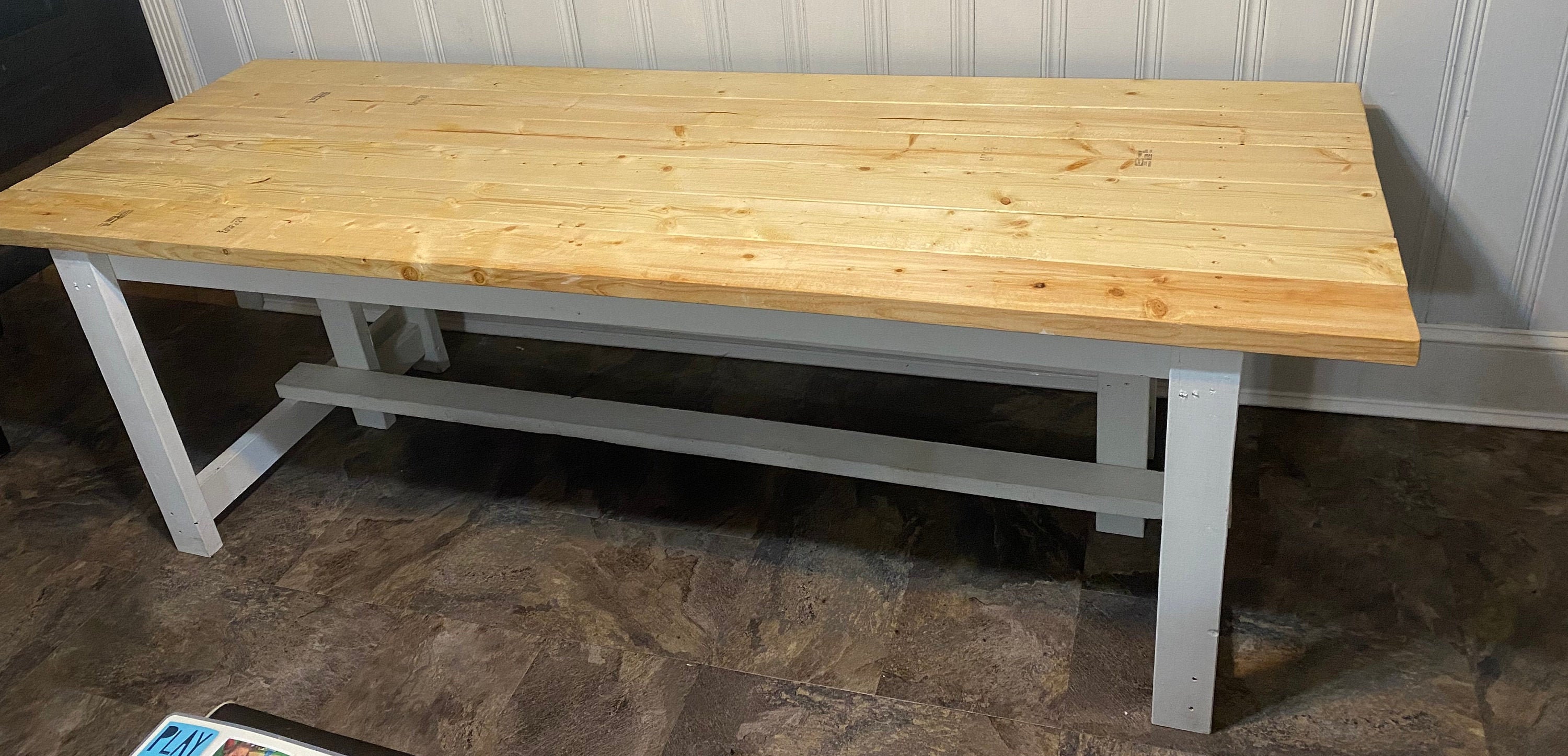 8ft Farm Table - Etsy
