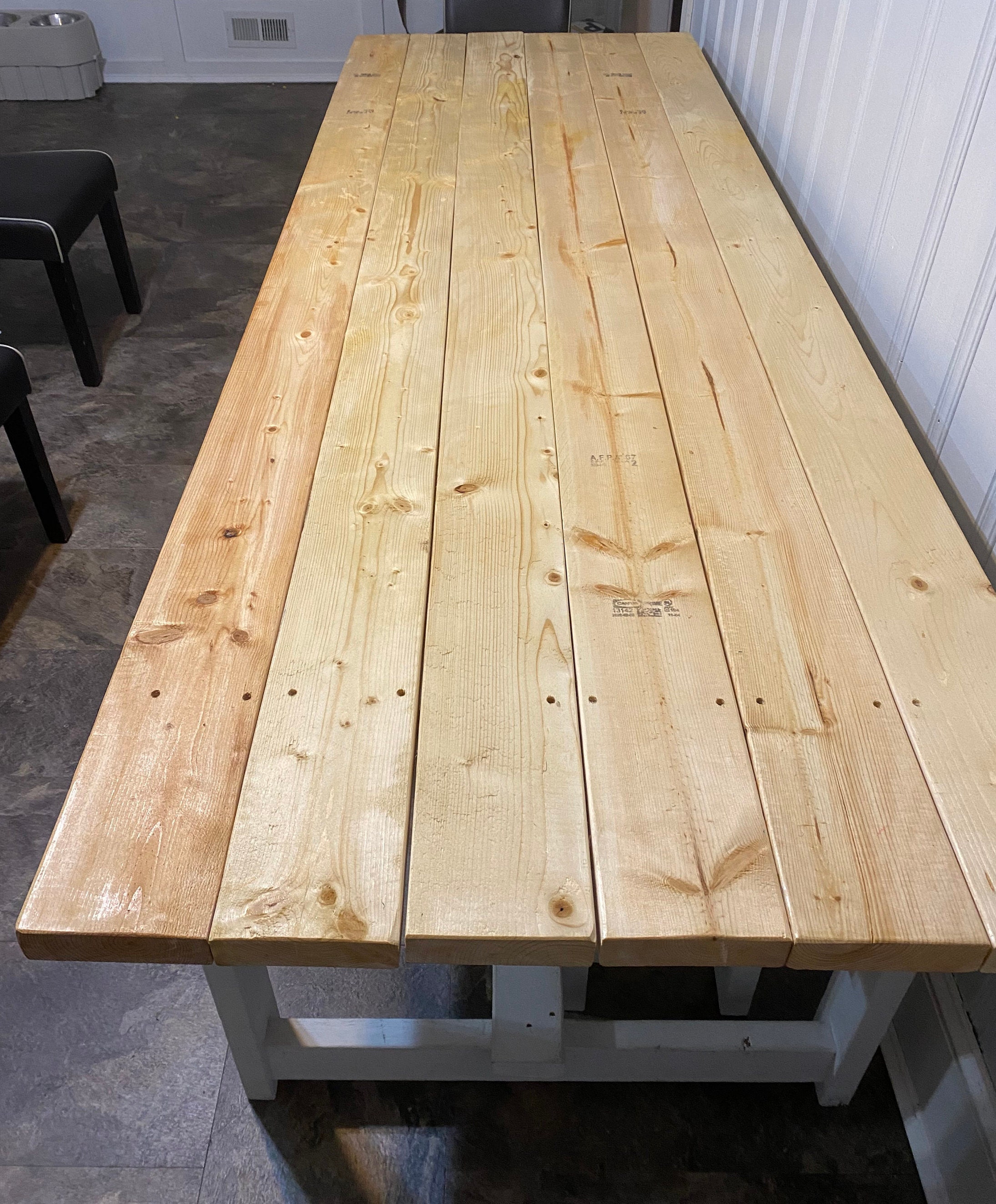 8ft Farm Table - Etsy