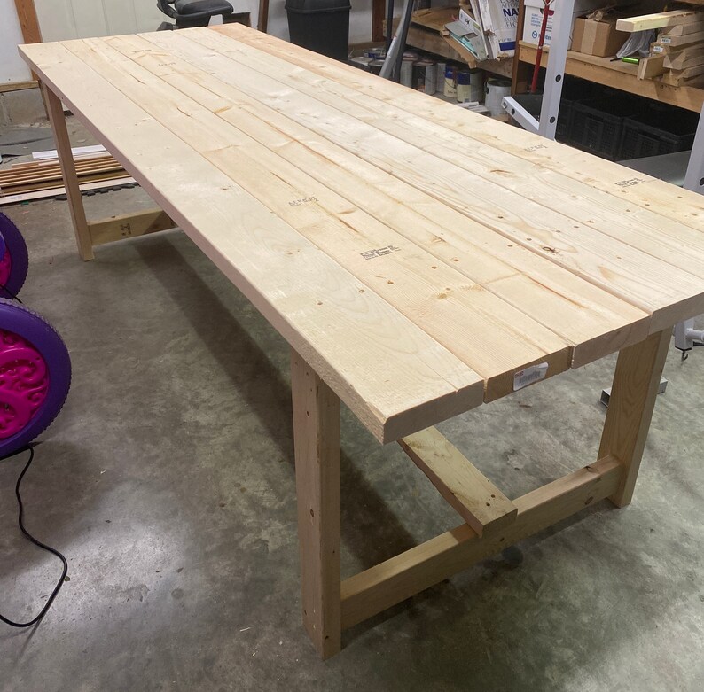 8ft Farm Table - Etsy