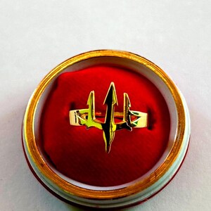 Lord Shiva Trident Trishul Gorgeous, Goddess Trishul Trident Ring, Ohm ...