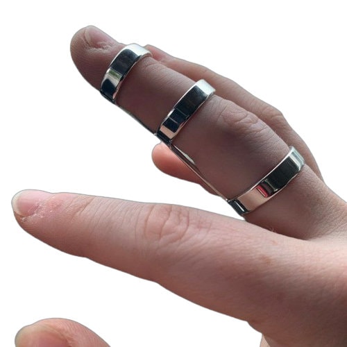 Thumb Splint 925 Silver Ring MCP Hyperextension Splint - Etsy