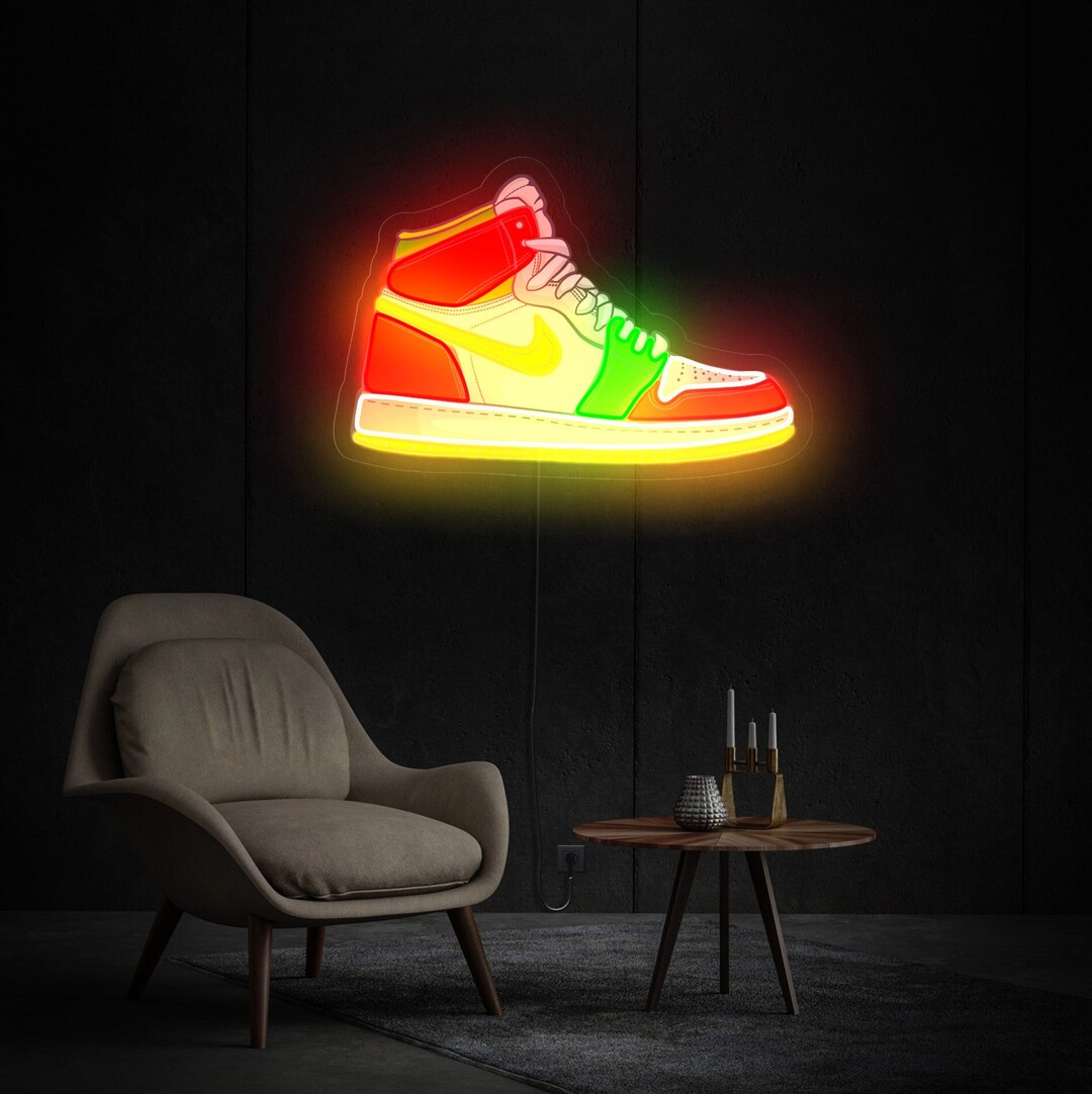 Sneakers Neon Sign, Sneakers Led Sign, Shoe Neon Sign, Modern Neon ...