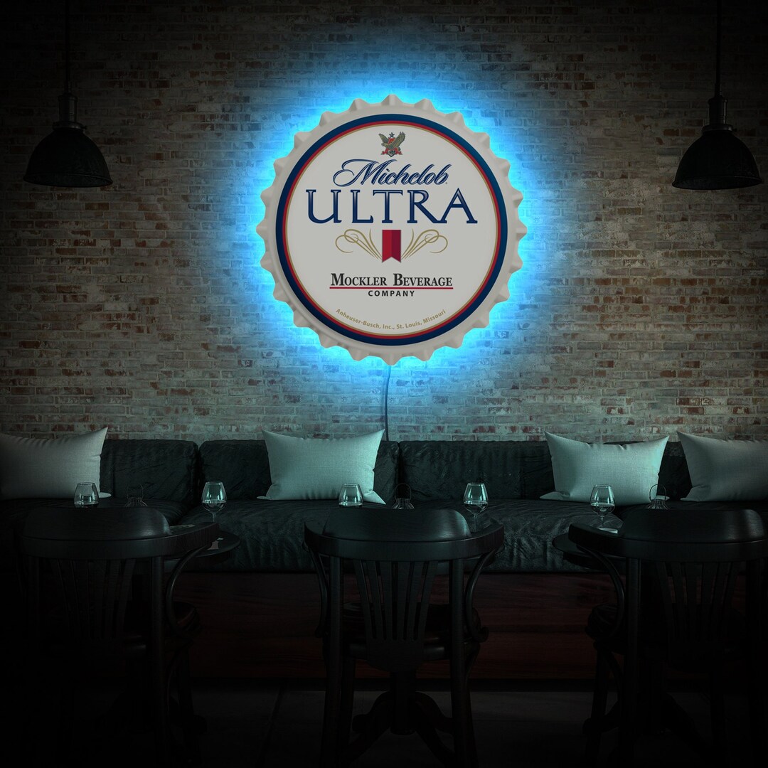 Michelob Ultra Neon Sign, Michelob Ultra Logo, Michelob Ultra Gift ...