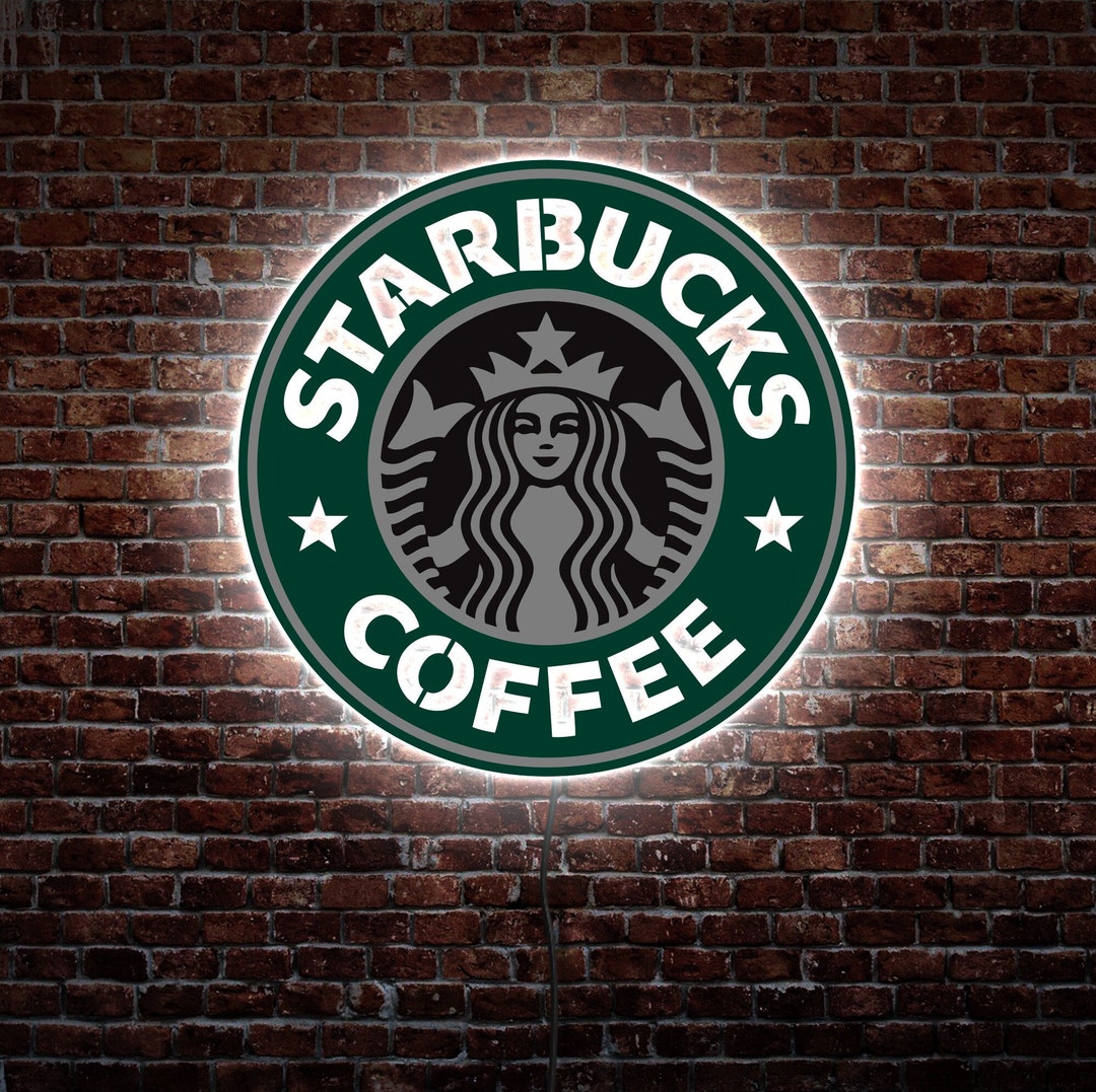 Starbucks Neon Sign, Starbucks Coffee Sign, Starbucks Logo Light ...