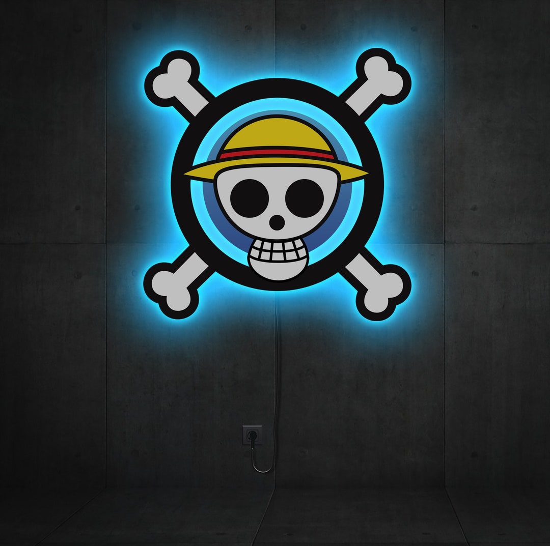 One Piece Neon Sign, One Piece Anime Light Box, One Piece Led Wall ...