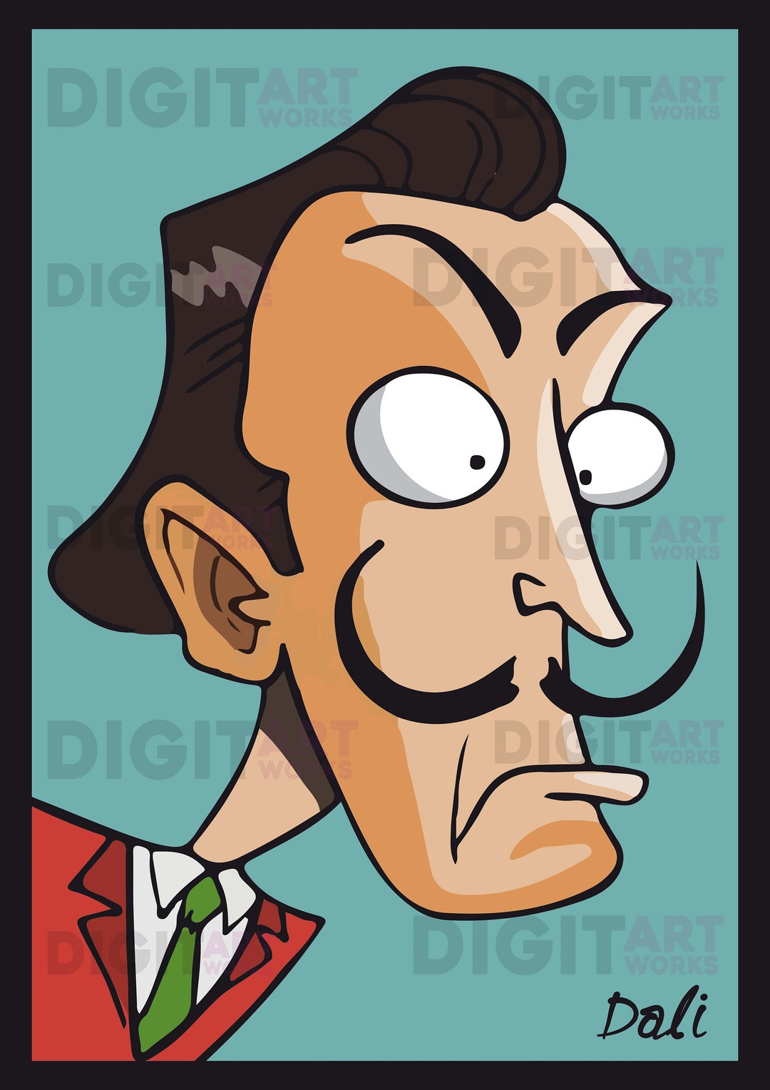 Poster Salvador Dalí 2 Jpeg Files 50x70cm & A3 - Etsy