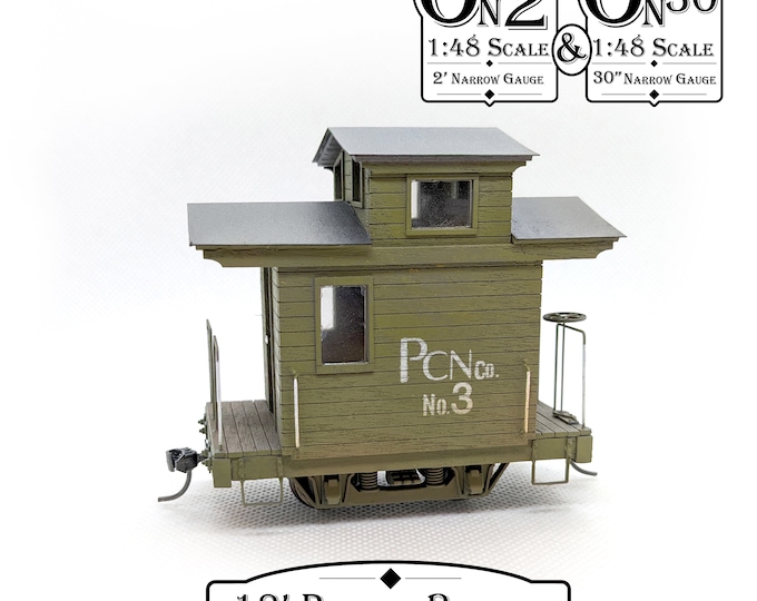 O Scale 2 Bay Engine House Kit Model Railroad Train Building On30 Scale ...