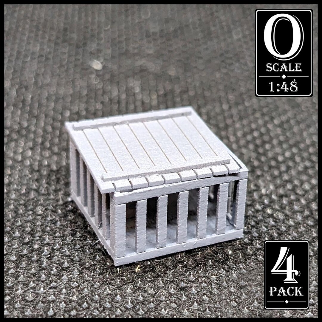 1:48 Scale Crate Style "g" Kit X4 (unpainted Laserboard) - Etsy