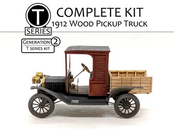 1:48 Scale TT Series Truck Kit With Wood Bed (generation 2) (unpainted ...