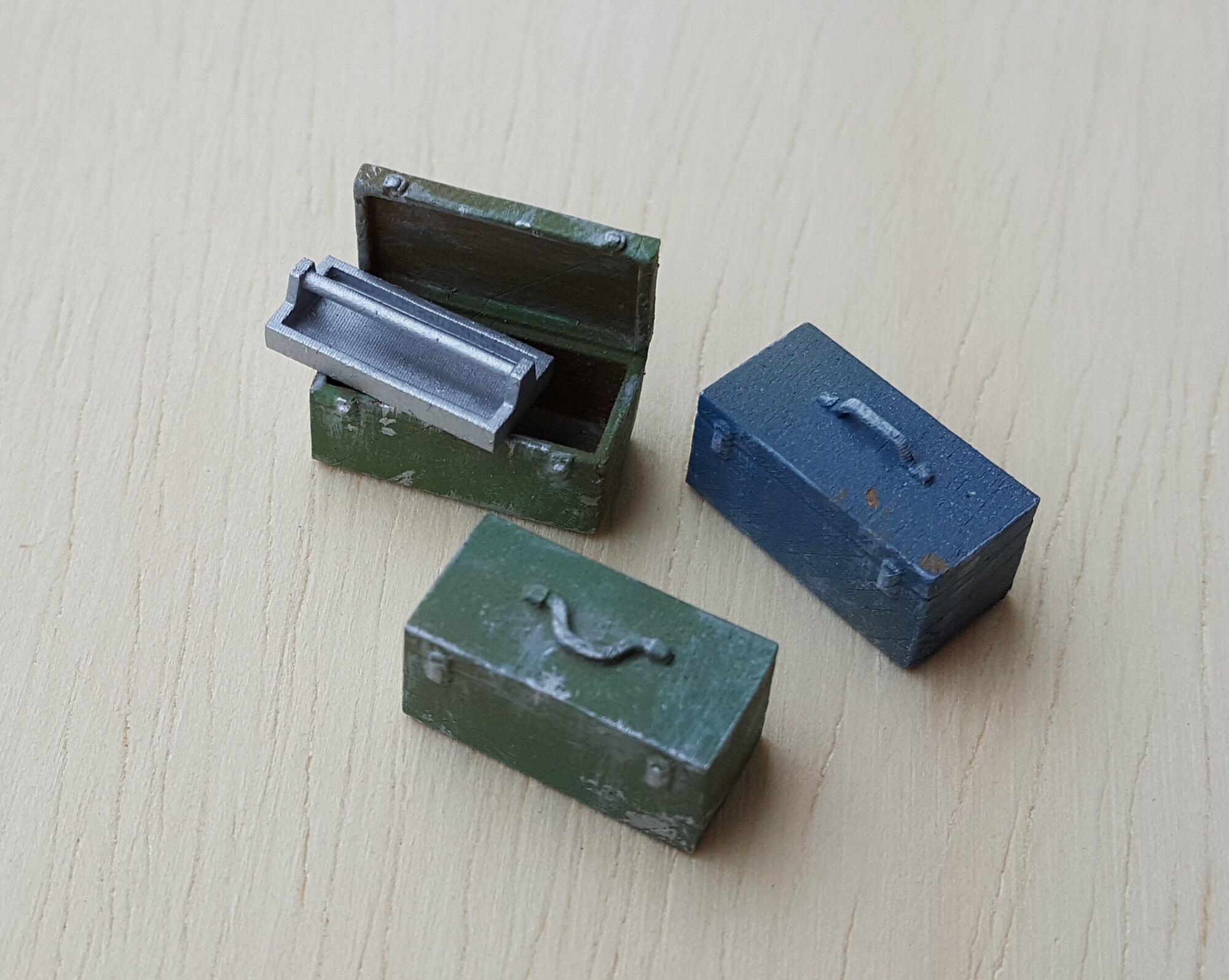 1:48 Scale Tool Boxes Set unpainted Resin | Etsy