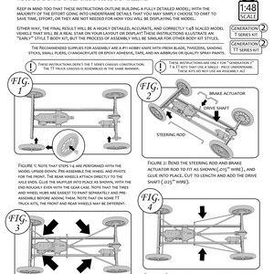 1:48 Scale TT Series Truck Kit With Wood Bed (generation 2) (unpainted ...