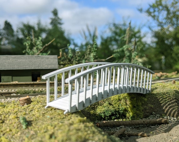 1:48 Scale 18' Arched Bridge Kit unpainted Wood - Etsy