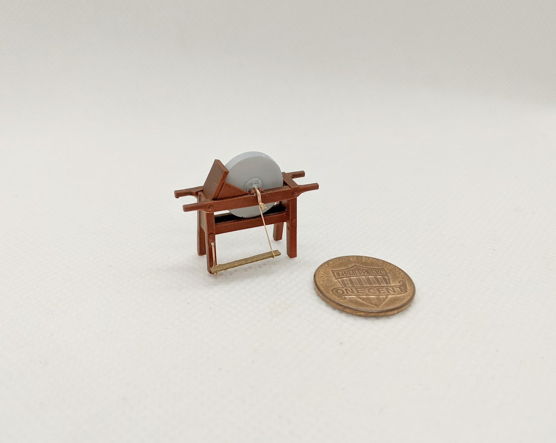 1:48 Scale Treadle Grindstone Kit unpainted Resin Phosphor - Etsy