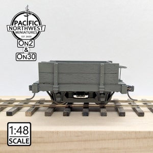 1:48 Scale On2/on30 Narrow Gauge 9' Low Gondola DONOR VERSION Kit ...