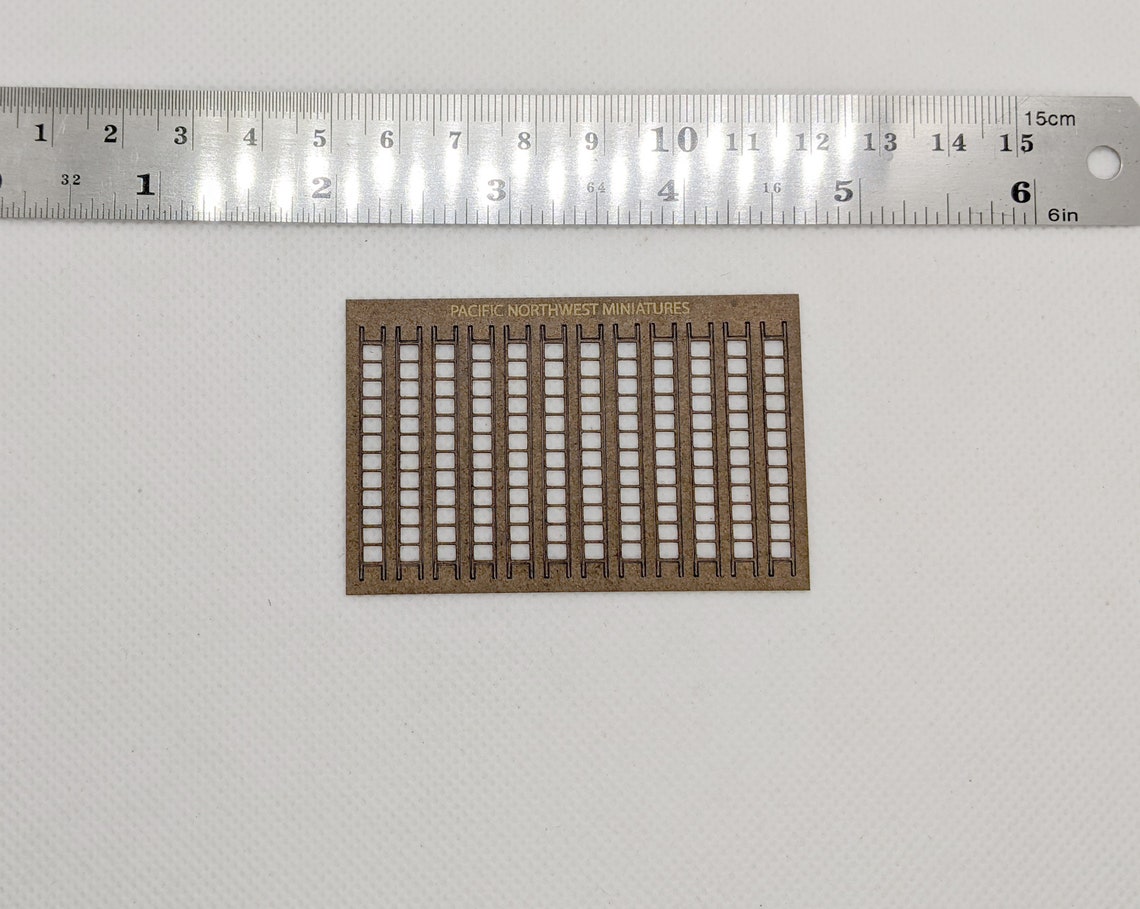 1:160 N Scale 19' Ladders X12 (unpainted Laserboard) - Etsy