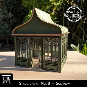 1:48 Scale Building Kit "solarium" (unpainted Wood) - Etsy
