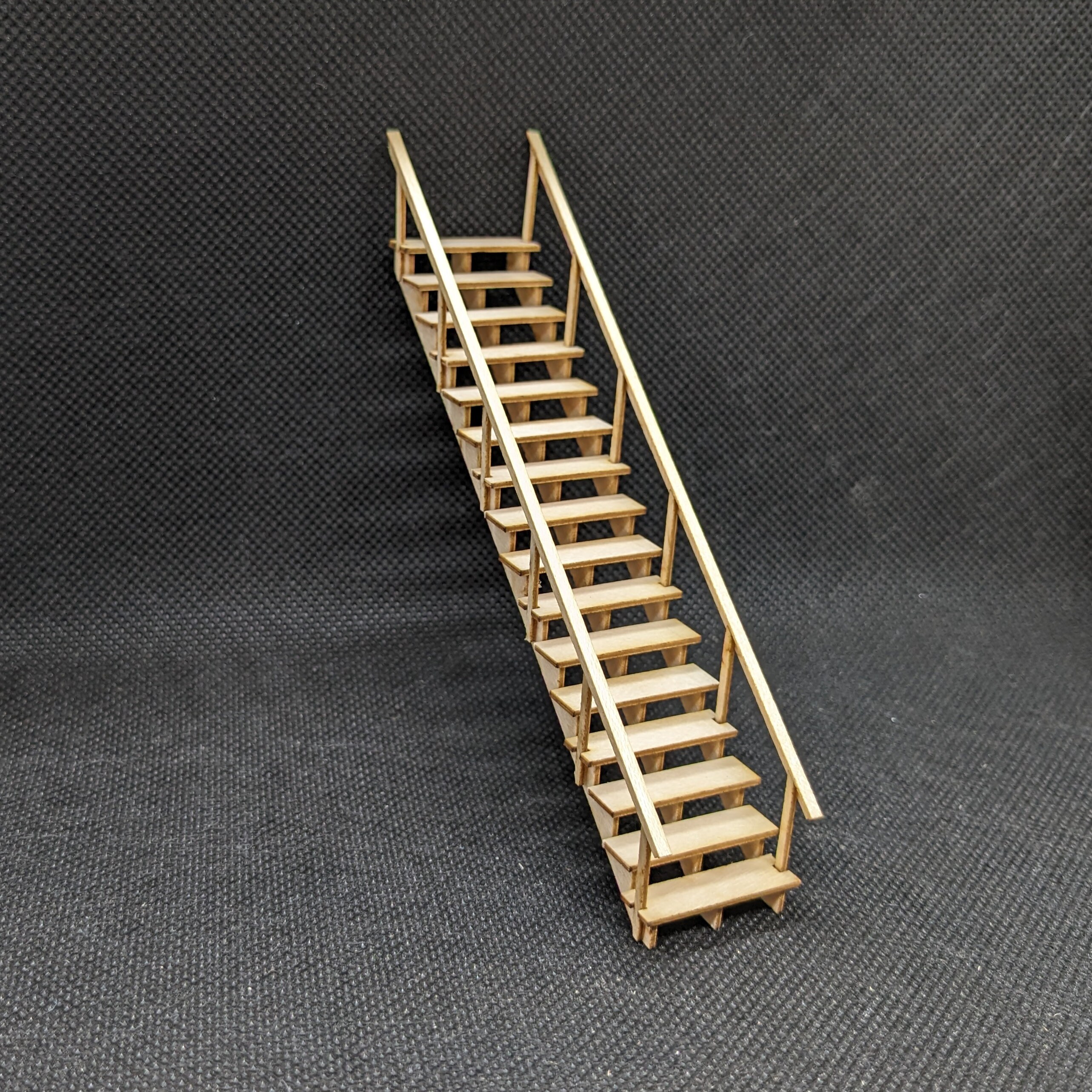 1:48 Scale 48" Width Staircase Kit (unpainted Wood) - Etsy