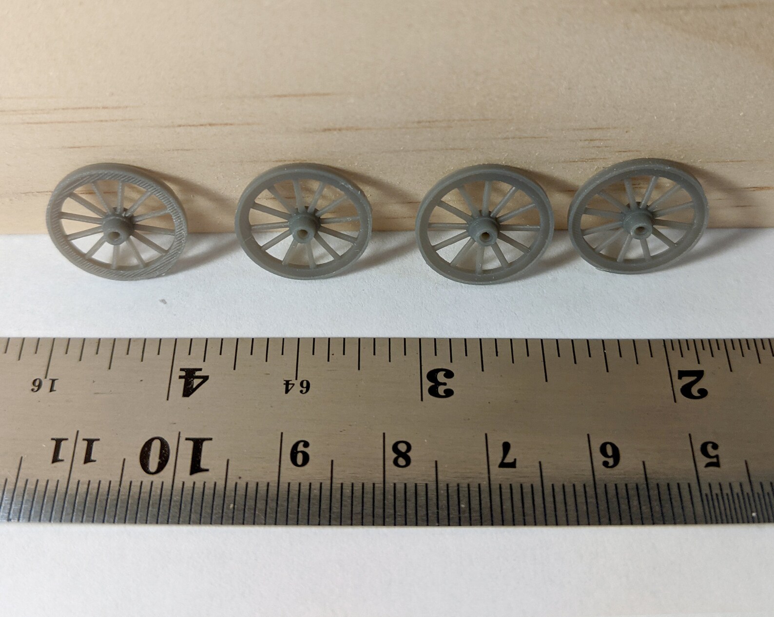 1:48 Scale 1800's 24" Wagon Wheel Set X4 (unpainted Resin) - Etsy