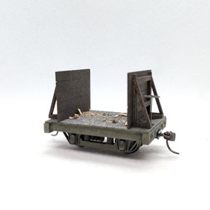 1:48 Scale On2/on30 Narrow Gauge 9' Pulpwood Car Kit (unpainted Wood ...