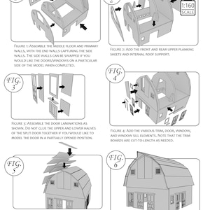 1:160 N Scale - Stable Barn Kit (unpainted Wood, Paper) - Etsy