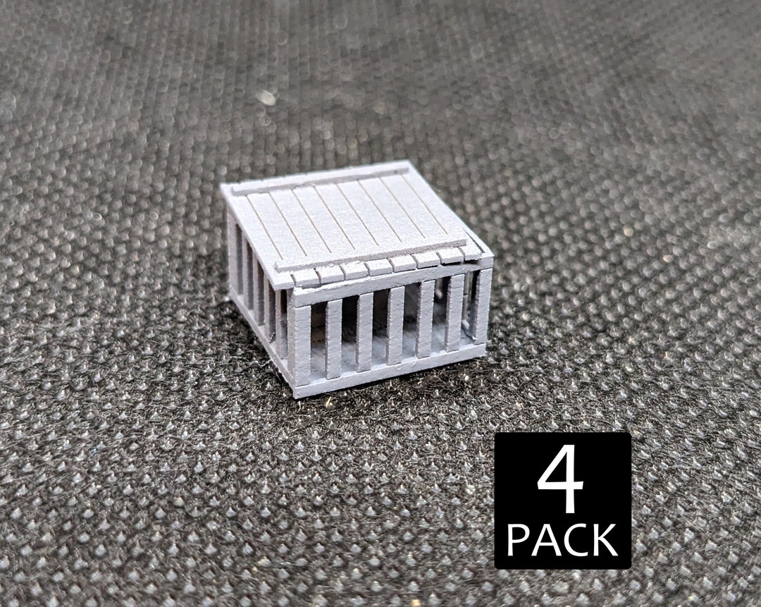 1:48 Scale Crate Style "g" Kit X4 (unpainted Laserboard) - Etsy