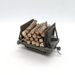 1:48 Scale On2/on30 Narrow Gauge 9' Pulpwood Car Kit (unpainted Wood ...