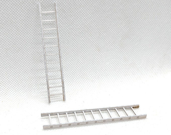 1:48 Scale 12' Ladder Kit X2 (unpainted Wood) - Etsy