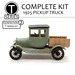 1:48 Scale TT Series Truck Kit With Wood Bed unpainted Resin, Wood ...
