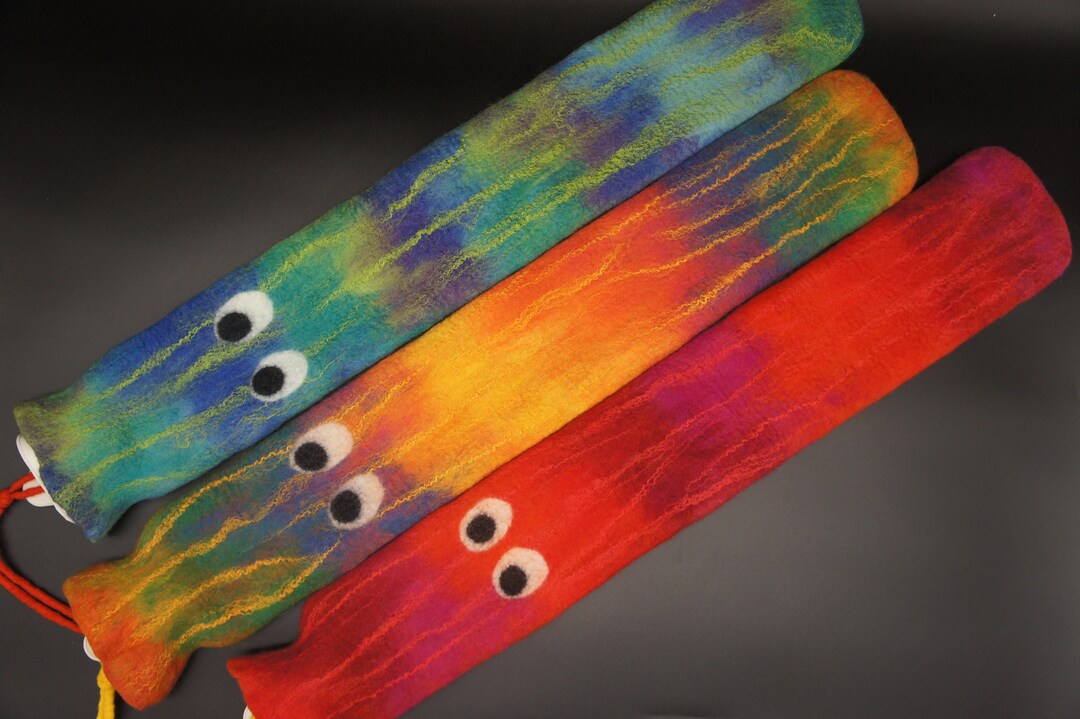 Hot Water Bottle XXL Snake Large Long Felt Hot Water Bottle Rainbow ...