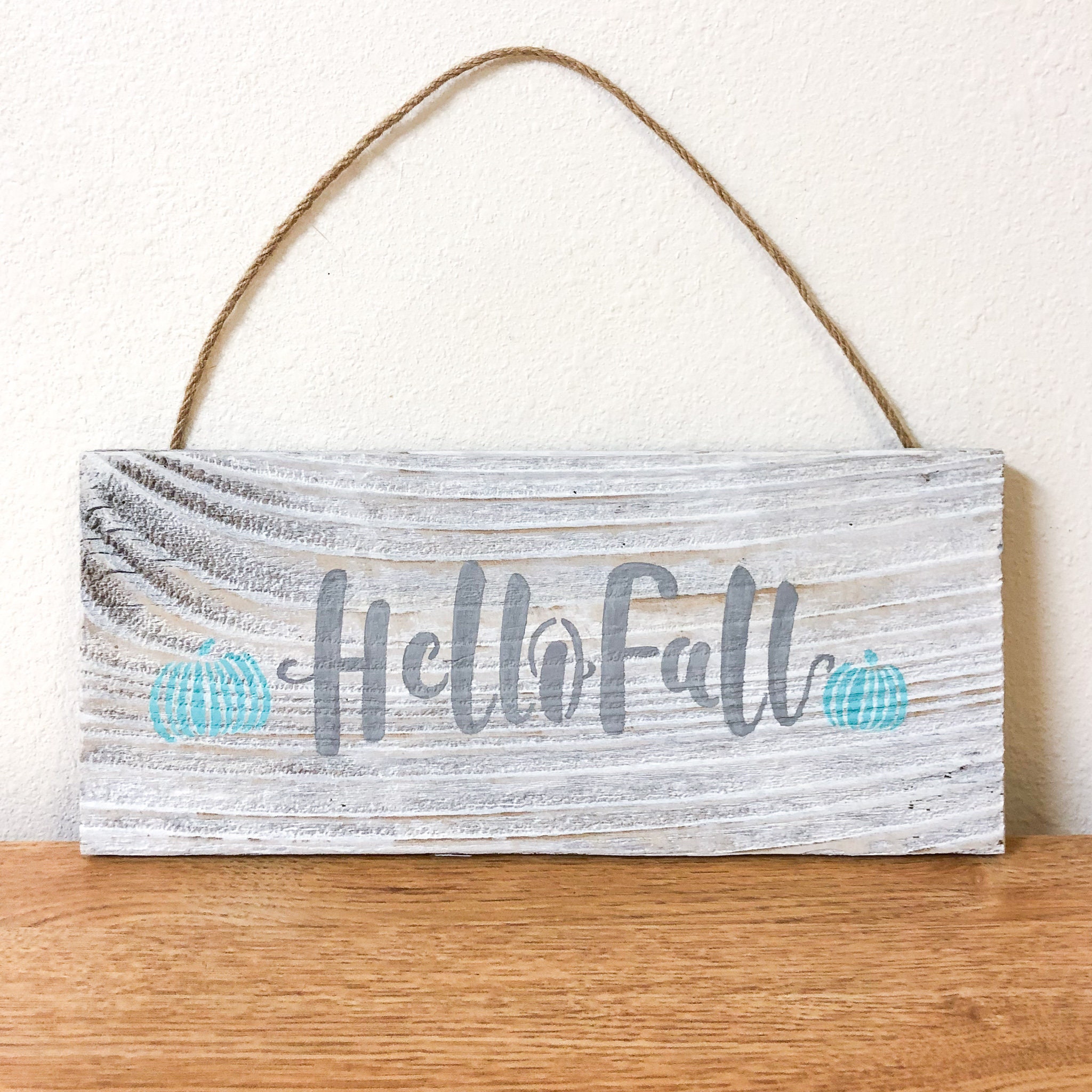 Hello Fall Welcome Sign Hand Painted Pumpkin Welcome Sign - Etsy