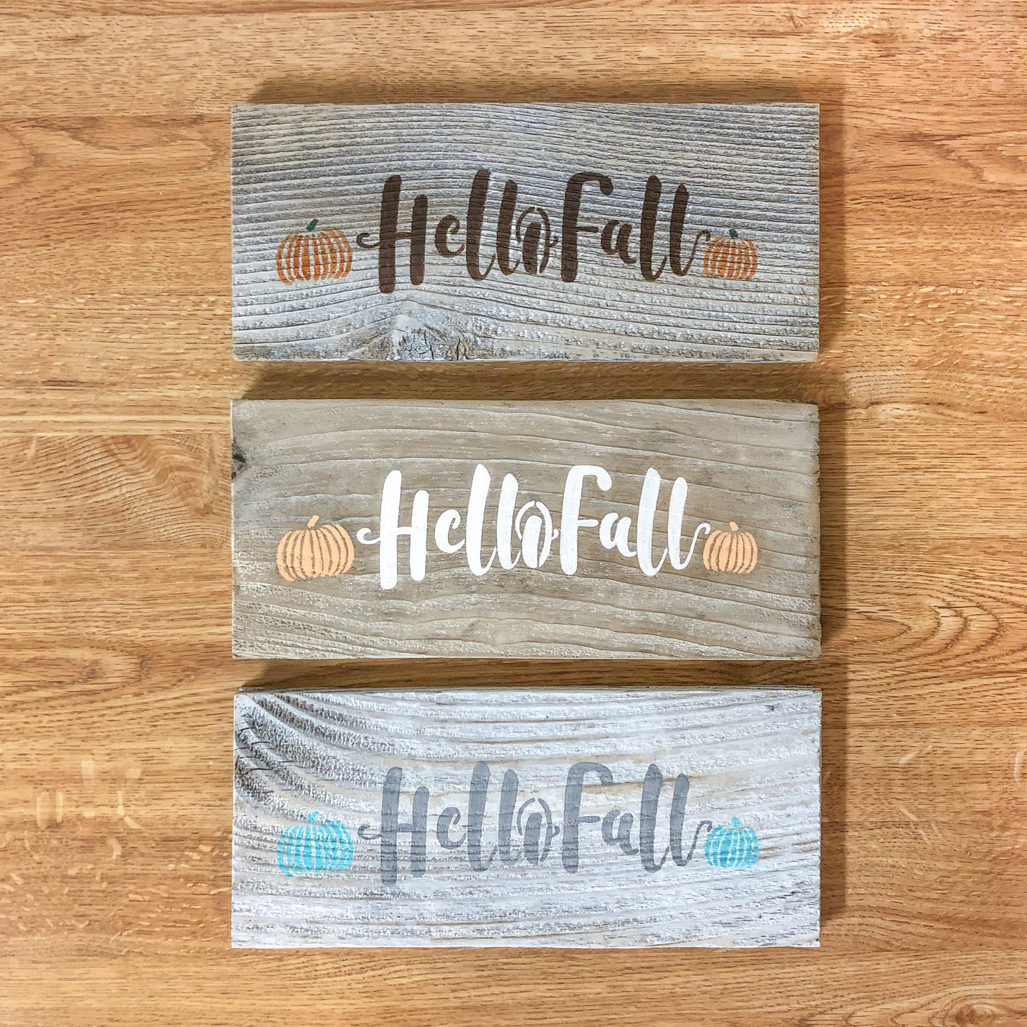 Hello Fall Welcome Sign Hand Painted Pumpkin Welcome Sign - Etsy
