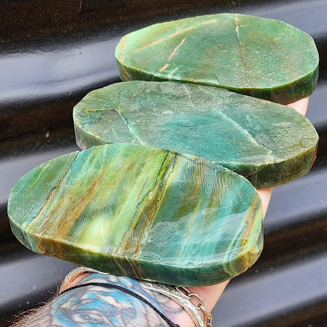 1kg PK Raw Nephrite Jade / Greenstone Carving Slices (R14B456) - Etsy