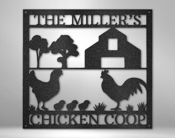 Custom Chicken Name Sign - Etsy