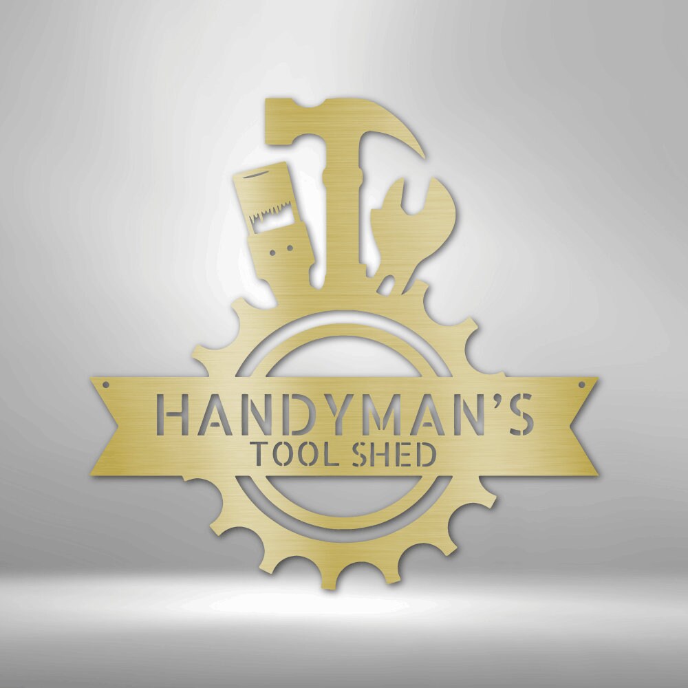 Handyman Shop Sign- Garage Shop Sign - Workshop Sign - Handyman Gift ...