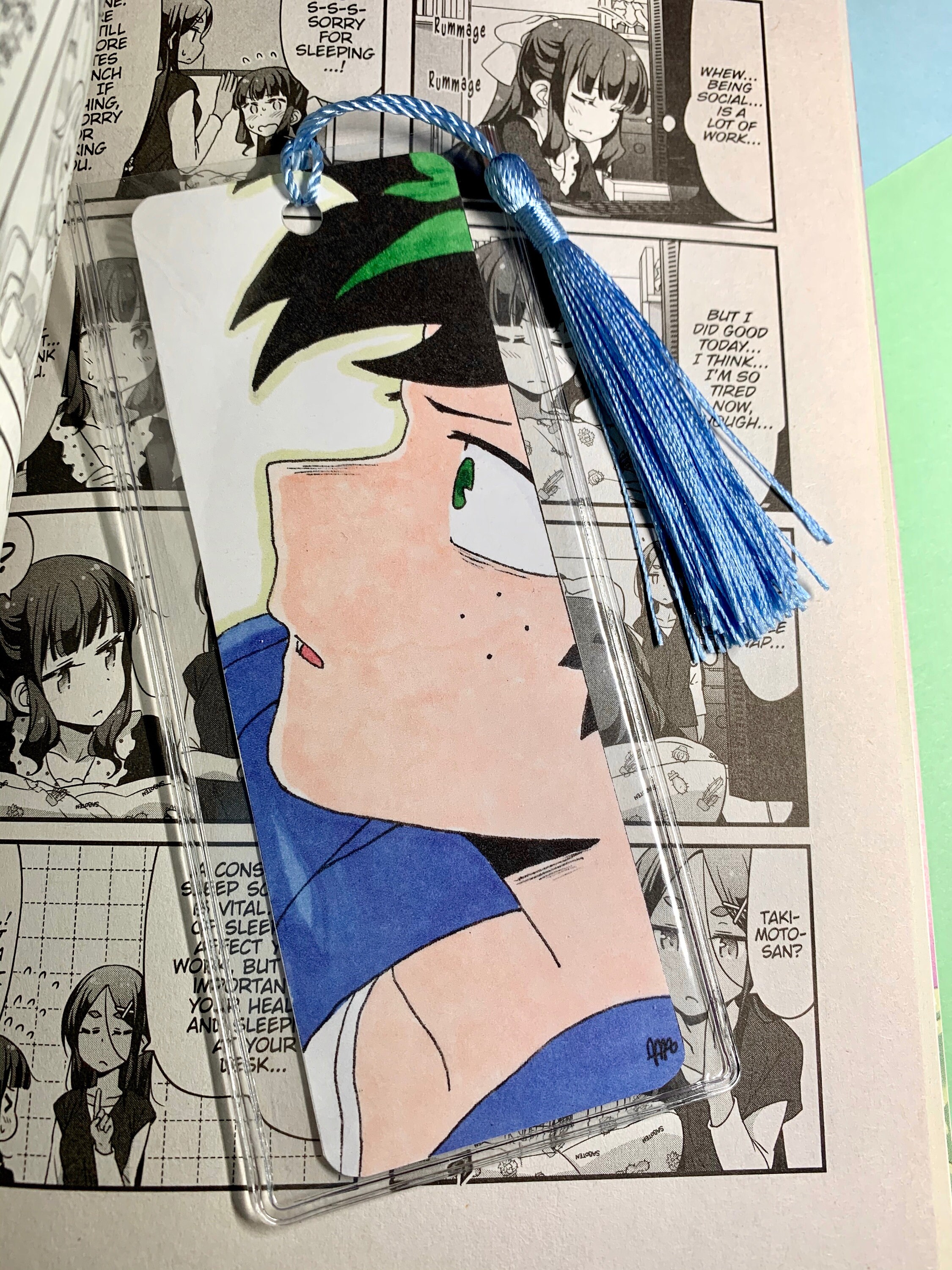 Izuku Midoriya Deku bookmark My Hero Academia | Etsy