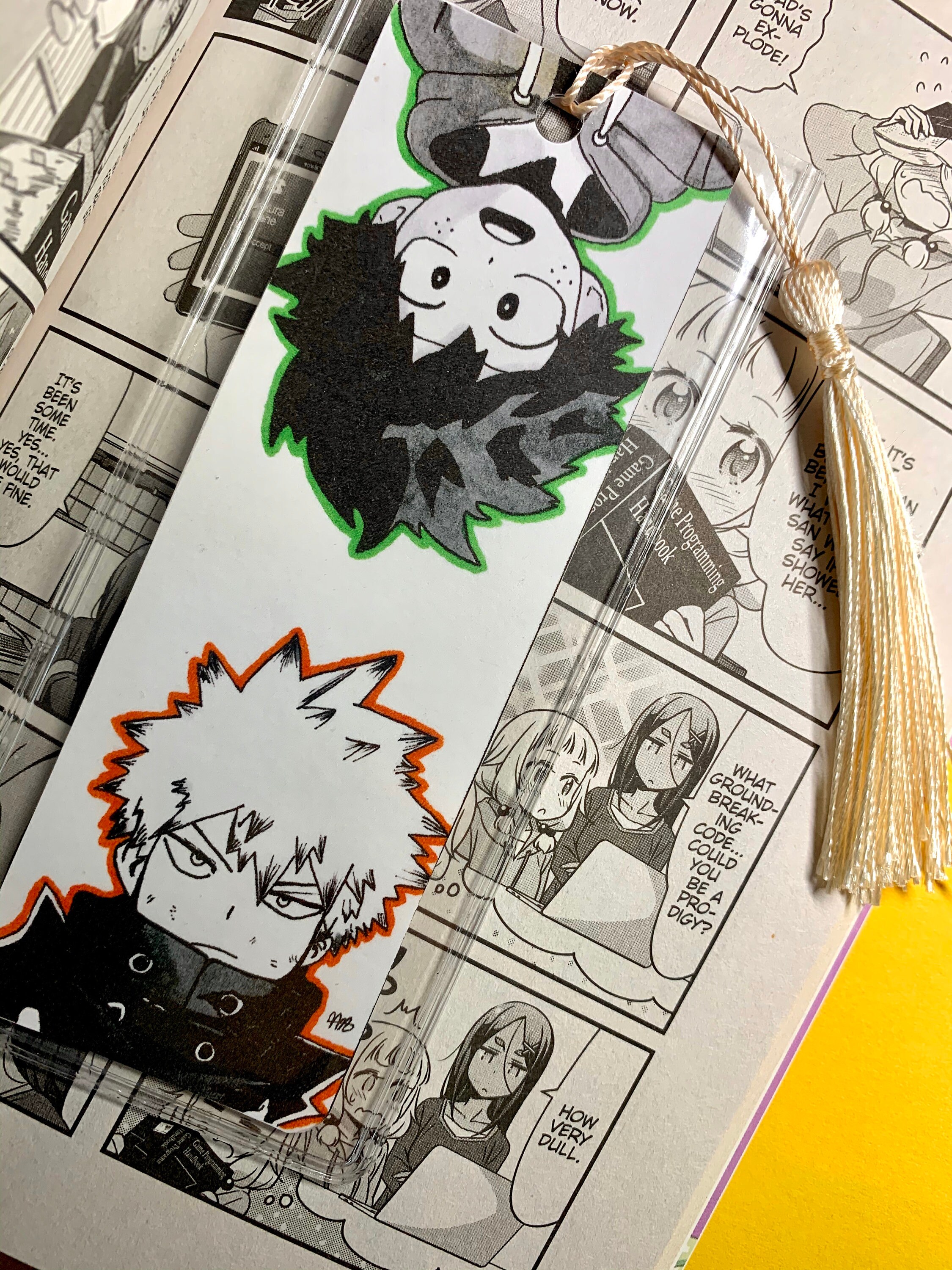 MHA Manga Bookmarks bakugou Deku Dabi Etc - Etsy