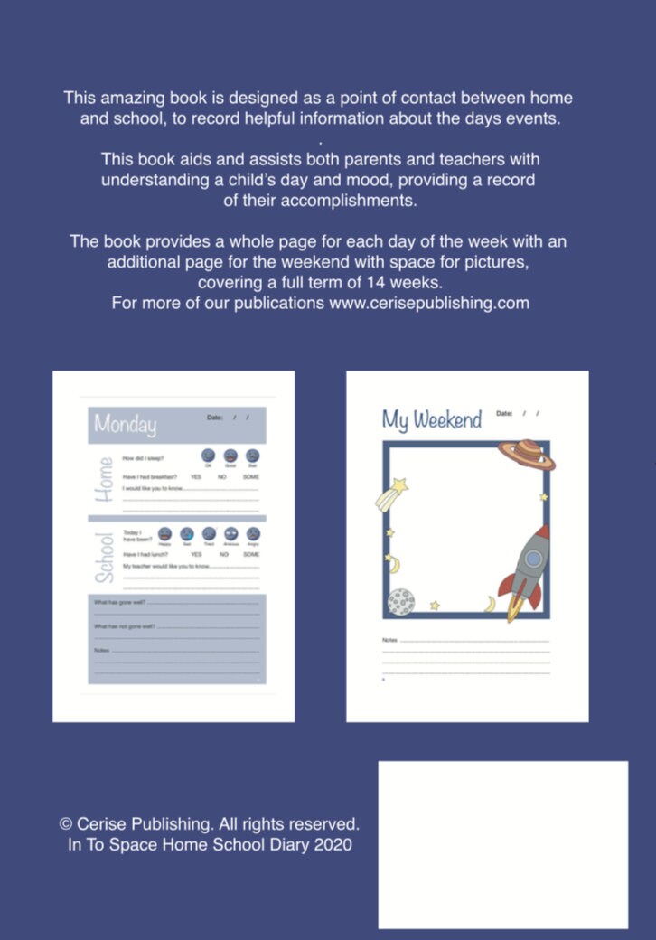 Digital Download - Home School Diary - in to Space - Etsy UK