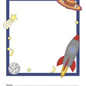 In to Space - Home School Diary - Etsy